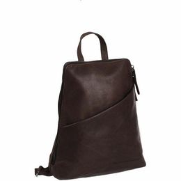 The Chesterfield Brand Wax Pull Up City Rucksack Leder 29 cm braun