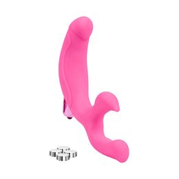 EIS Dreifach-Vibrator aus Silikon, 20 cm