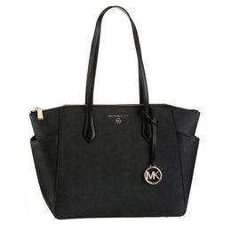 Michael Kors Shopper Shopper Marilyn Medium, Handtasche Damen Tasche Damen Henkeltasche Leder, schwarz
