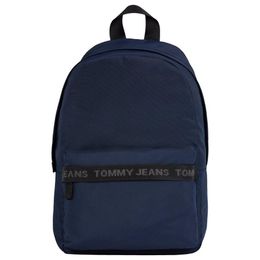 Tommy Jeans Cityrucksack TJM ESSENTIAL DOME BACKPACK, mit Logo Schriftzug, blau
