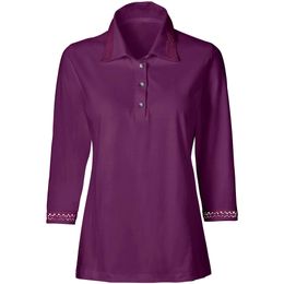 Poloshirt CLASSIC "Shirt" Gr. 54, lila (violett) Damen Shirts Jersey