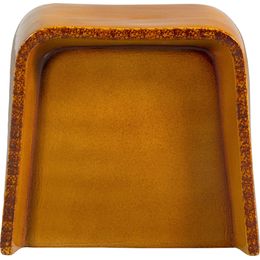 Beistelltisch Woood "Shoal Bijzettafel Keramiek Curry" Tische Gr. B/H/T: 46 cm x 53 cm x 31 cm, weiß Beistelltische