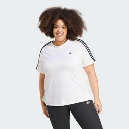 Adidas Essentials Slim 3-Streifen T-Shirt – Große Größen