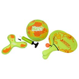 BEST Sporting Neopren Beach Game Set grün/orange