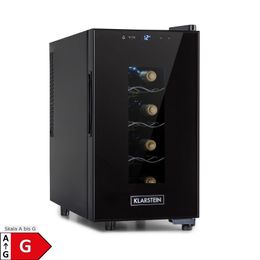 Klarstein Bellevin 8 Uno Weinkühlschrank 23 Liter 11-18 °C LED Touch SingleZone