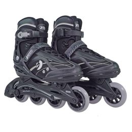 BEST Sporting Inline Skates f&uuml;r Teenager + Erwachsene, schwarz, 41-42