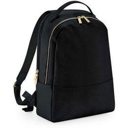 BagBase Freizeitrucksack Boutique Backpack Lederoptik