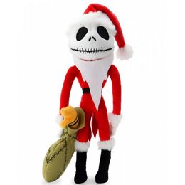 Horror-Shop Dekofigur Nightmare Before Christmas Santa Jack Kid Robot Pl