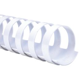 GBC Marker Spiralbinderücken Plastik A4 8 mm/45 Blatt weiß 100 Stück