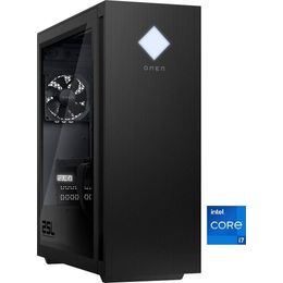 HP OMEN GT15-1009ng Gaming-PC (Intel Core i7 13700F, GeForce RTX™ 4070, 32 GB RAM, 1000 GB HDD, 1000 GB SSD, Luftkühlung), schwarz