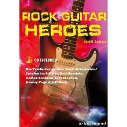 Rock Guitar Heroes, m. Audio-CD - Bert M. Lederer, Kartoniert (TB)