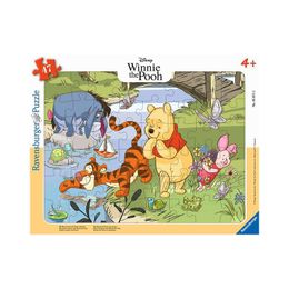 RAVENSBURGER VERLAG Puzzle MIT WINNIE PUUH DIE NATUR ENTDECKEN 48-teilig