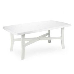 Senna Gartentisch aus Harz mit weißer Harzplatte 180x100cm