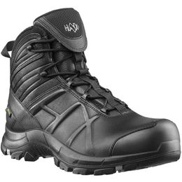 HAIX - Sicherheitsschuhe black eagle Safety 50 mid schwarz, S3 Arbeitsschuhe, wasserdicht, metallfrei, ESD-Sohle, atmungsaktiv, Sun Reflect