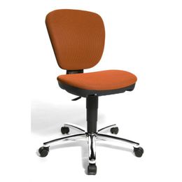 Topstar - Kinder- und Jugend Drehstuhl orange Bürostuhl ergonomische Form Made in Germany