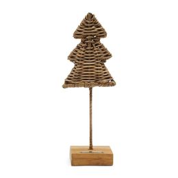 Rivièra Maison Rivièra Maison Weihnachtsfigur Rustic Rattan Pretty Christmas Tree S 25cm - Weihnachtsdeko