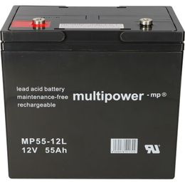 Multipower - Blei-Akku MPL55-12 12V 55Ah Pb