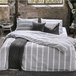 Bestlivings Bettwäsche 2-tlg. Bettbezug Set 135x200cm + 80x80cm - Stripe Along - Schlafkomfort Bettgarnitur mit Reißverschluss Baumwolle - Stripe Along