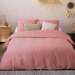 Bestlivings - Bettwäsche 2-tlg. Bettbezug Set 155x220cm + 80x80cm - Vintage Cotton - Schlafkomfort Bettgarnitur mit Reißverschluss Baumwolle