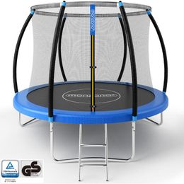 Monzana Trampolin ø 244/305 cm tüv Rheinland gs Zertifiziert Komplettset inkl. Sicherheitsnetz Innen Leiter Randabdeckung Kindertrampolin Gartentrampolin 244