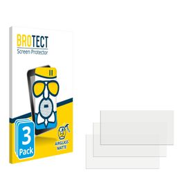 BROTECT Displayschutzglas Schutzglas für Audi A3 Sportback g-tron MMI 2024, 3 Stück, Schutzfolie Display Schutz Glas Folie matt, weiß
