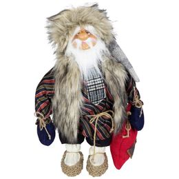 Christmas Paradise Weihnachtsfigur stehender Wichtel 55cm (95cm) (Dekofigur, 1 St., Bunt), Gnom, Weihnachtsdeko Gestreift