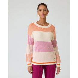 Marcel Ostertag Pullover mit Color Blocking