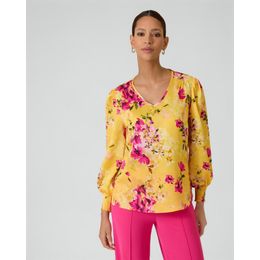 Marcel Ostertag Bluse mit Blumen-Print