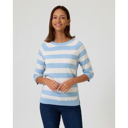 Fiora Blue Pullover im Streifen-Design