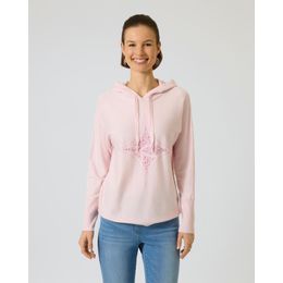 Pfeffinger Kapuzenpullover mit Logo-Applikation