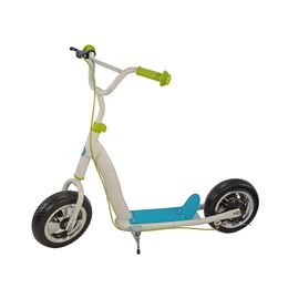 BEST Sporting Kinderscooter mit Ballonreifen 10 Zoll und Trommelbremse, weiß