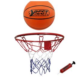 BEST Sporting Basketball Set, Basketballkorb mit Basketball und Pumpe