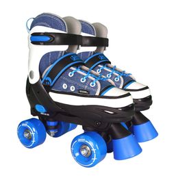 BEST Sporting Rollschuhe Quad Style blau-weiß, 36-39