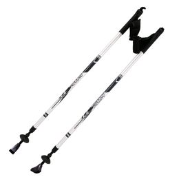 BEST Sporting Nordic Walking Stöcke aus Aluminium, stufenlos verstellbar von 84 bis 140 cm