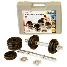 BEST Sporting Hantel-Set 15 kg - schwarz