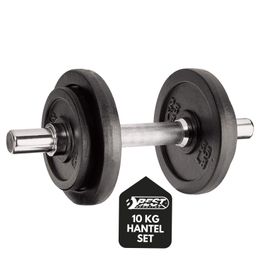 BEST Sporting Hantelset 10kg, Stellringe