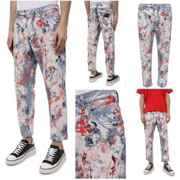 Dolce & Gabbana DOLCE & GABBANA 5-Pocket-Jeans DOLCE & GABBANA Painted Jeans Splatter Denim Pants Hose Trousers Italy