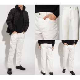 Ami Ami 5-Pocket-Jeans AMI PARIS STRAIGHT CUT Jeans White Denim 5 Pocket Pants Hose City Trou