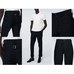 Tom Ford Loungehose Tom Ford TAPERED FIT PANTS HOSE W BUCKLE ARMY NAVY TROUSERS ICONIC JEA