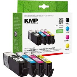 KMP KMP Tintenpatronen Multipack C110V ersetzt Canon Tintenpatrone