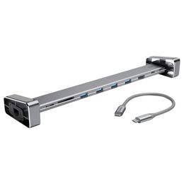 Hama Laptop-Dockingstation Hama USB-C® Dockingstation USB-C-Docking-Station 9 Ports Passend für