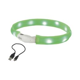 Nobby Hundehalsbandleuchte LED Leuchtband breit Visible grün