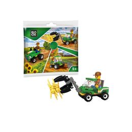 Blocki Konstruktions-Spielset BLOCKI MyFarm Heuballenstapler Bauernhof Bausatz Spielzeug