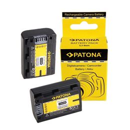 Patona 2x Akku für Sony NP-FH50 Kamera-Akku Ersatzakku Kameraakku 700 mAh (6