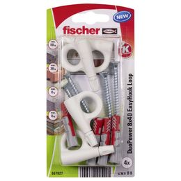 Fischer Dübel-Set Fischer DuoPower 8x40 EasyHook Loop K (4) Dübelsortiment 557927 1 Se