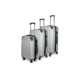 FUROKOY Kofferset Koffer&Trolleys 3 Teilig Hartschale Reisekoffer