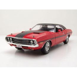 GREENLIGHT collectibles Modellauto Dodge Challenger R/T 440 Six-Pack 1970 rot schwarz Norm Grand Spauldin