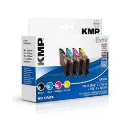 KMP E97V Multipack kompatibel Epson T0615 Tintenpatrone (kompatibel