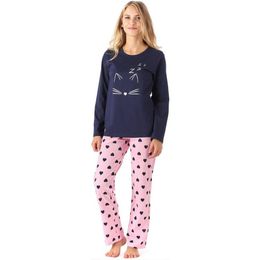 Merry Style Schlafanzug Mädchen Zweiteiliger Schlafanzug Pyjama Lang Winter MS10-192