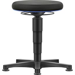 bimos Hocker Allround, mit Gleitern, Stoff, Farbring blau
